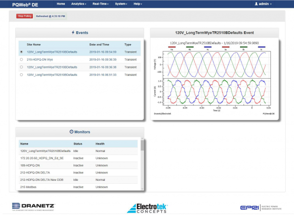 PQView DE - Dranetz Power Monitoring